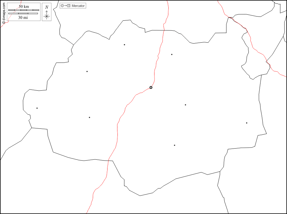 Dundgobi, d-maps.com: free map, free blank map, free outline map, free ...