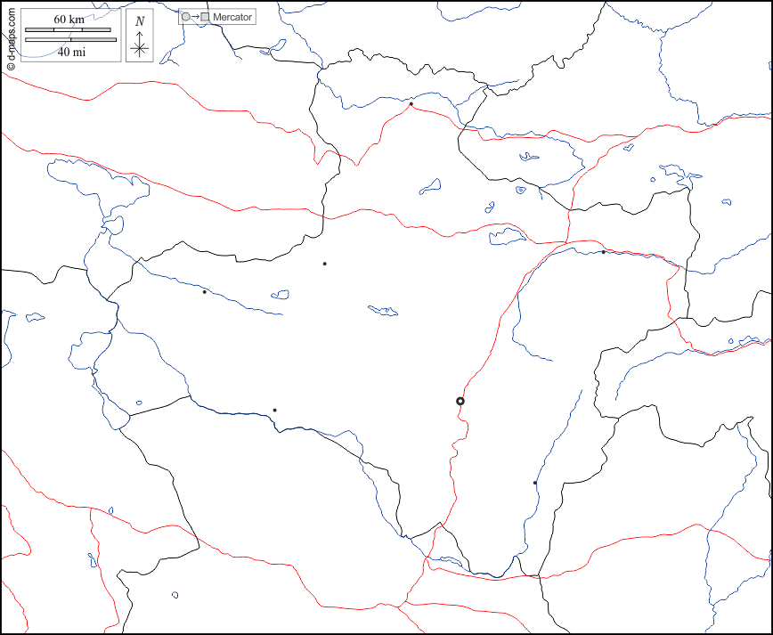 Zavkhan free map, free blank map, free outline map, free base map ...