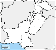 Pakistan: d-maps.com: free maps, free blank maps, free outline maps ...