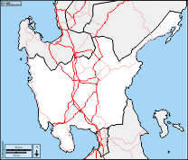 Luzon Centrale: Mappe gratuite, mappe mute gratuite, cartine mute gratuite