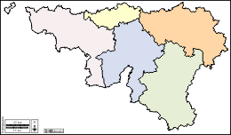 Wallonia : d-maps.com: free maps, free blank maps, free outline maps ...