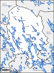 North Savo: d-maps.com: free maps, free blank maps, free outline maps ...