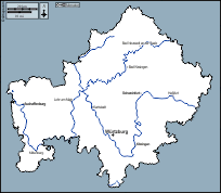 Bezirk Unterfranken: d-maps.com: Kostenlose Karten, Kostenlose stumme ...