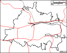 Cork City: Free maps, free blank maps, free outline maps, free base maps