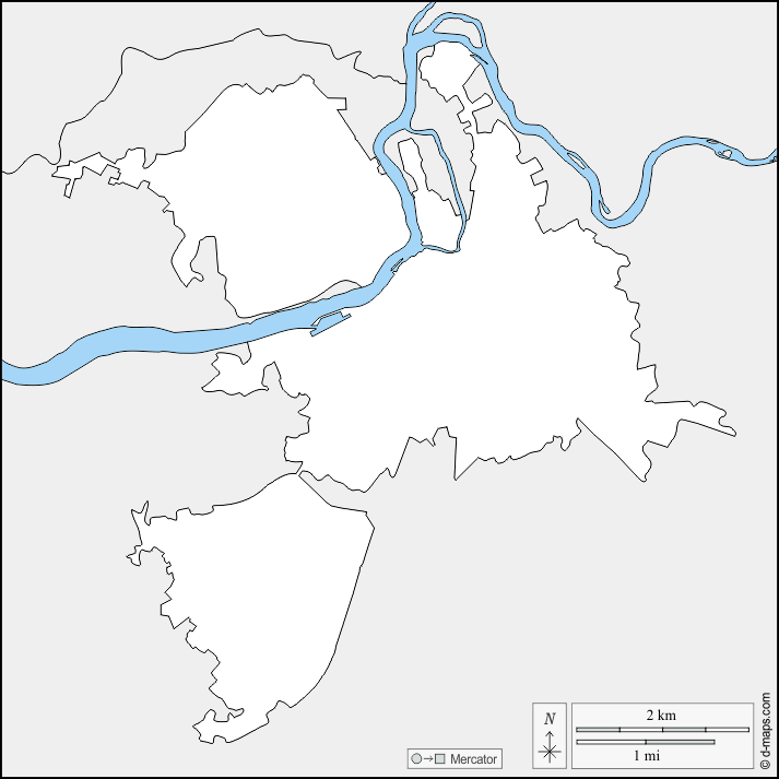 Limerick City, d-maps.com: free map, free blank map, free outline map ...