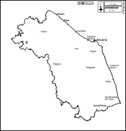 Marche: Free maps, free blank maps, free outline maps, free base maps