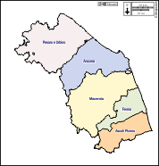 Marche: d-maps.com: free maps, free blank maps, free outline maps, free ...