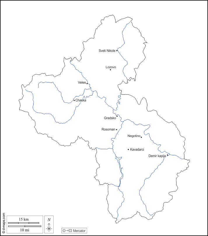 Vardar, d-maps.com: free map, free blank map, free outline map, free ...