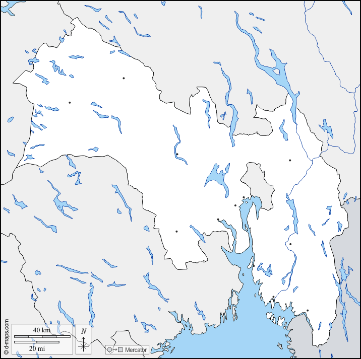 Viken, d-maps.com: free map, free blank map, free outline map, free ...