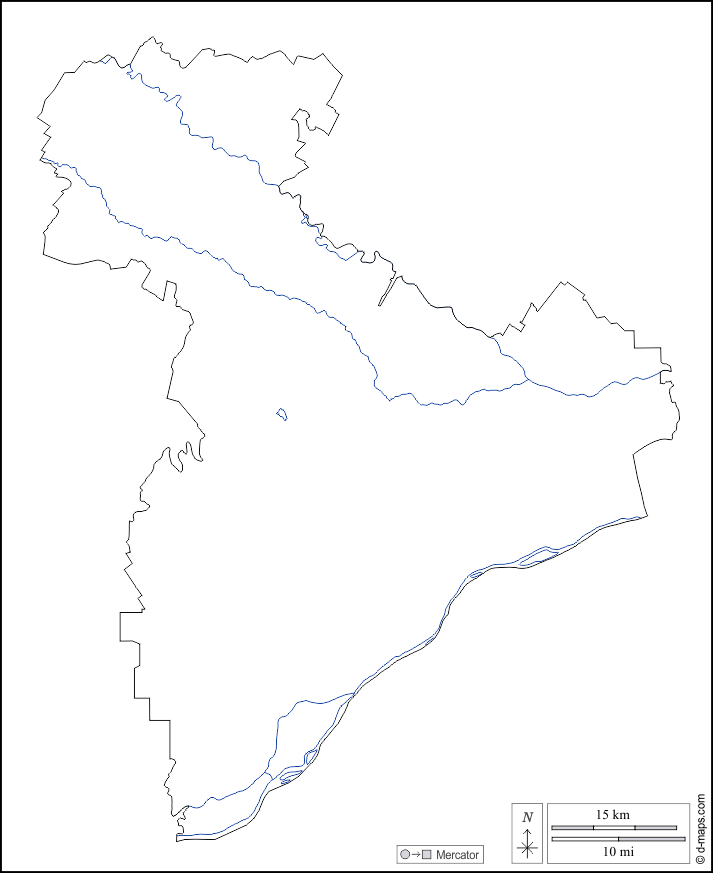 Giurgiu free map, free blank map, free outline map, free base map ...