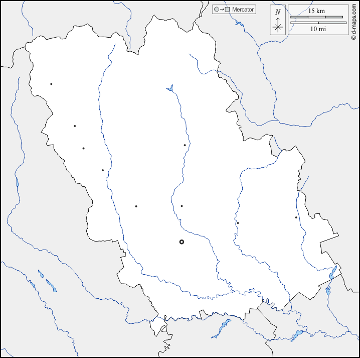 Prahova, d-maps.com: carte géographique gratuite, carte géographique ...