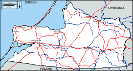 Kaliningrad: Free maps, free blank maps, free outline maps, free base maps