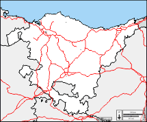 Basque Country: Free maps, free blank maps, free outline maps, free ...