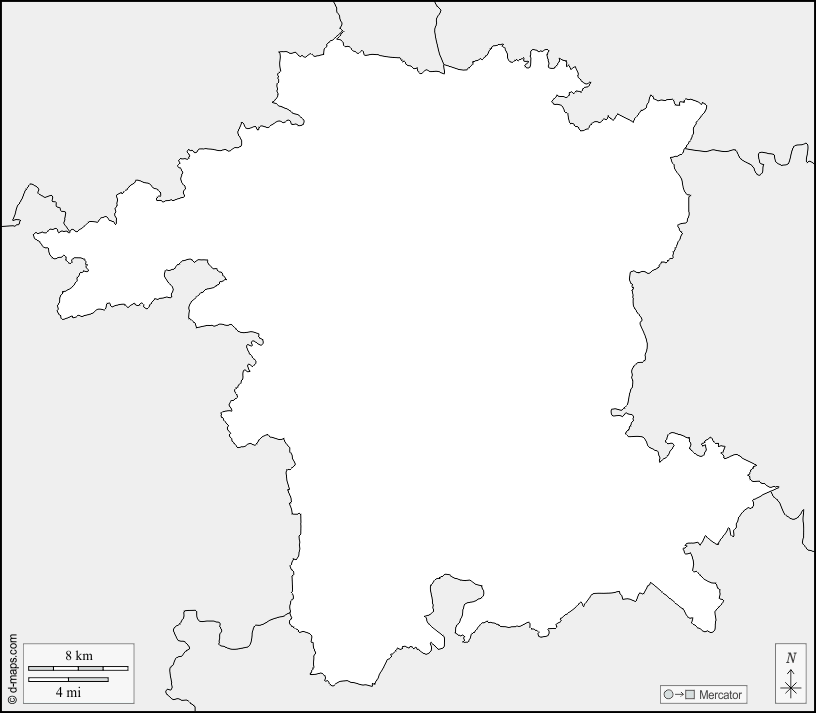 Worcestershire Free Map Free Blank Map Free Outline Map Free Base