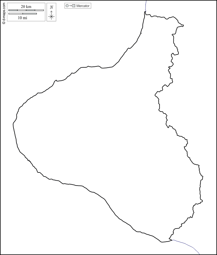 Taranaki, d-maps.com: free map, free blank map, free outline map, free ...